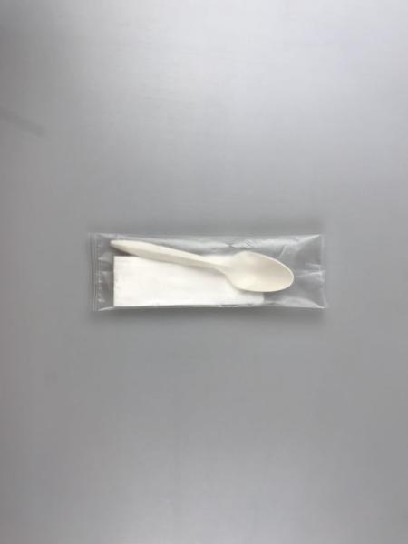 Quality Eco-Friendly Biodegradable Spoon Tissue Wrapped and Plastic Type Polylactic Acid for sale