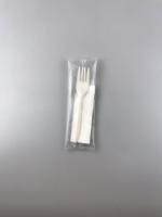 China Eco-Friendly Biodegradable Spoon Tissue Wrapped and Plastic Type Polylactic Acid for sale