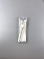 China Eco-Friendly Biodegradable Spoon Tissue Wrapped and Plastic Type Polylactic Acid for sale