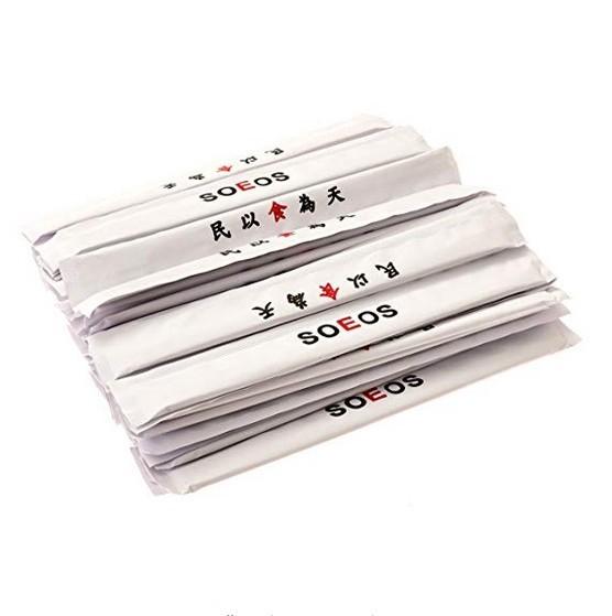 Quality Disposable Chopsticks Sleeve for Caterers Canteens Korean Logo Bamboo Twins for sale