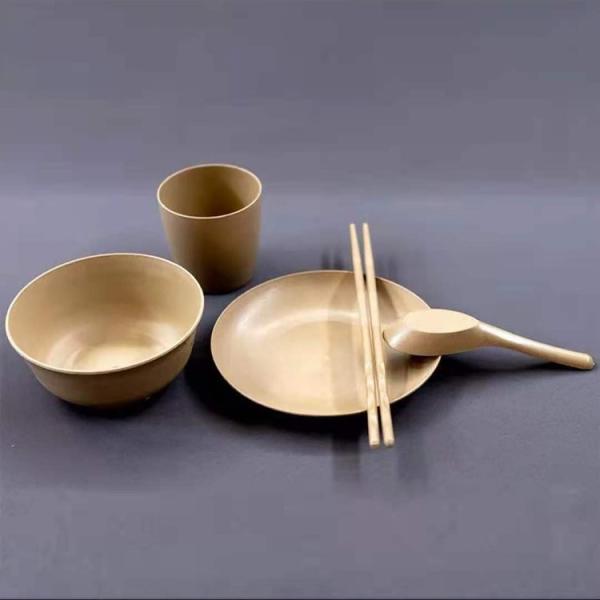 Quality Sustainable Catering Supplies with Biodegradable Rice Husk Tableware and for sale