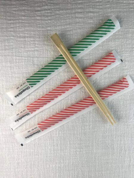 40-Week Storage Life Disposable Chopsticks Sleeve for Fast Food and Takeaway Services