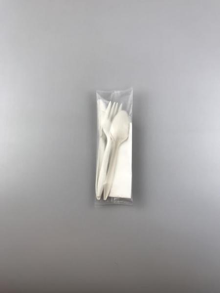 Plastic Cutlery Spoon Biodegradable and Disposable Packed in OPP Bag for Convenience