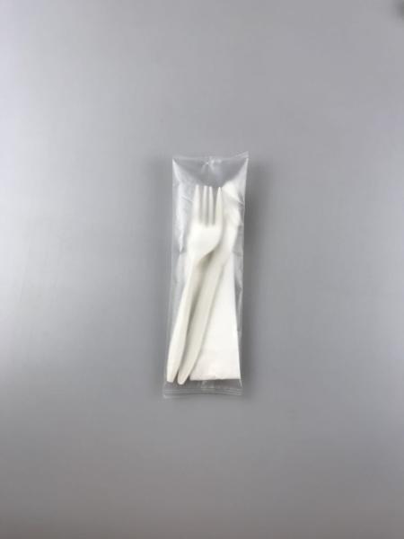 Quality Custom Logo Biodegradable Flatware Disposable Spork with Individual Wrapping and for sale
