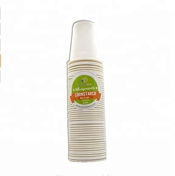 Quality Sustainable Biodegradable Custom Bubble Tea Cups PLA Cornstarch Compostable for sale