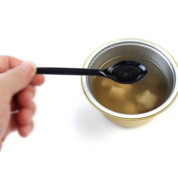 Quality 100pcs/Box Disposable Cutlery Heavy Duty Ice Cream Spoon 13cm Length for sale