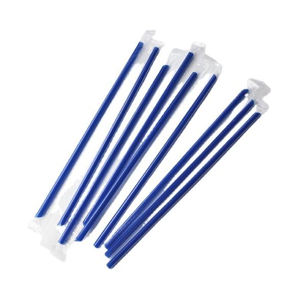 Quality 0.6g-1.5g PLA Disposable Straws in Klein Blue Eco-Friendly and 100% Compostable for sale