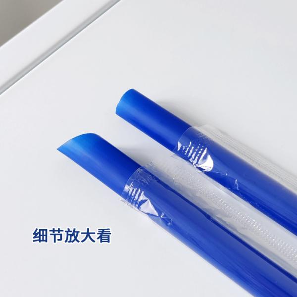 Quality 0.6g-1.5g PLA Disposable Straws in Klein Blue Eco-Friendly and 100% Compostable for sale