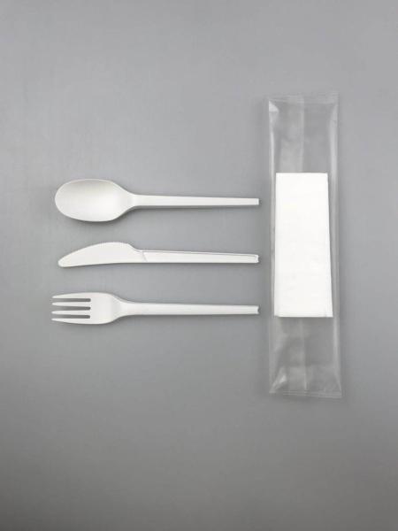 Quality Disposable Spoon Fork Knife Set Biodegradable Option for Catering and Buffet for sale