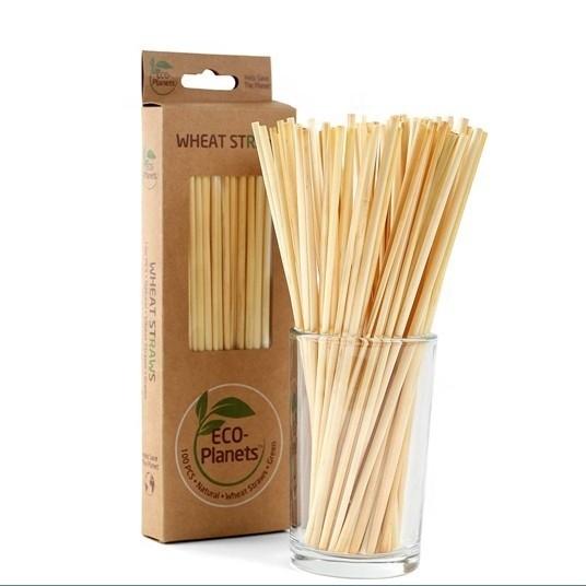 Quality Say Goodbye to Plastic Straws and Hello to Wheat Drinking Straws Eco Friendly Option for sale