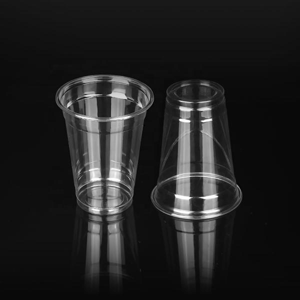Quality Eco-Friendly Disposable Cups Clear PLA Cups for Takeout in Restaurants for sale