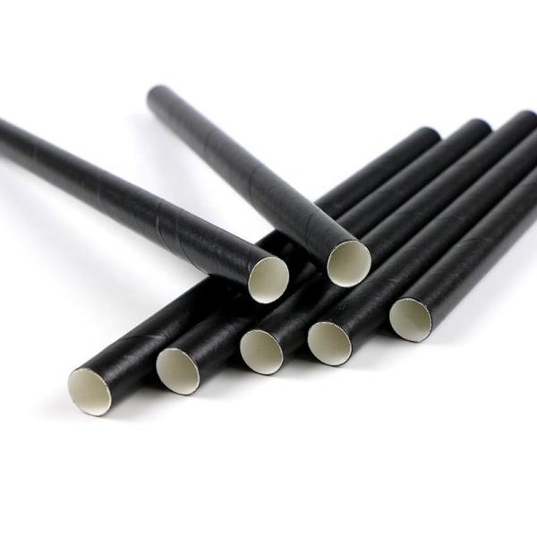 Quality 12mm 4 plys Paper Straws for Bubble Tea Drinking Customized Logo Customizable Design for sale