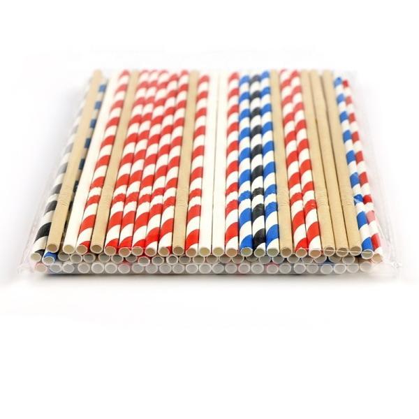 Quality 12mm 4 plys Paper Straws for Bubble Tea Drinking Customized Logo Customizable for sale