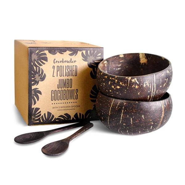 Quality Eco-Friendly Coconut Bowl and Spoon Set with Personalized Logo Durable Dinnerware Type for sale