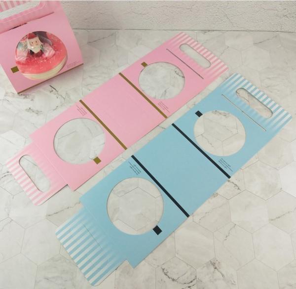 Quality Customized Pink Carry Paper Card Poke Bowl Packaging 390ml Box Size Eco-Friendly for sale