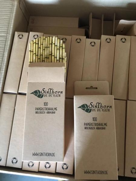 Quality Food Grade Paper Straws Packaging Custom Box for Bar Accessories Type Drinking for sale