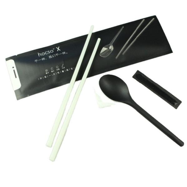 Quality Polylactic Acid Cutlery Dinnerware Sets for Environmentally-Friendly Dining Experience for sale