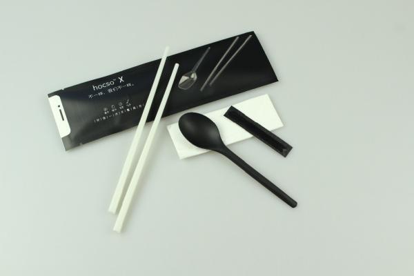 Quality Polylactic Acid Cutlery Dinnerware Sets for Environmentally-Friendly Dining for sale