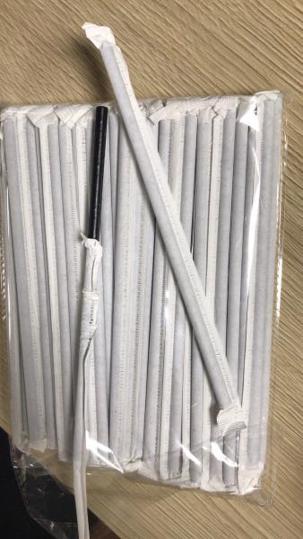 Quality Everyday Season Biodegradable Paper Straws Single Wrapped with Custom Logo for sale