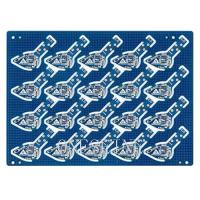 Quality 4350 Rogers PCB Board 4 Layer Blind Hole PCB 0.762mm Double Sided for sale