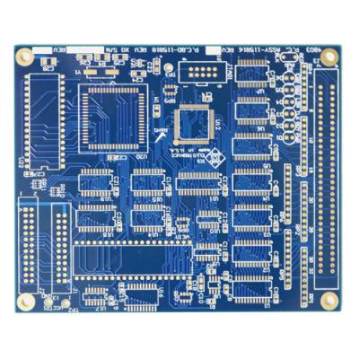 China FR4 Double Sided PCB Blue Solder Mask for Electronic Mini Pad for sale