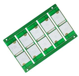 Quality Half Hole HDI PCB Fabrication FR4 8mil Immersion Gold for sale