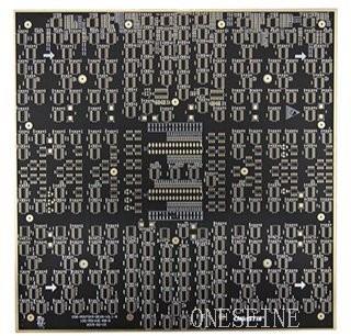 Quality 2 Layer Black Soldermask PCB Board FR4 CEM-3 Material for sale