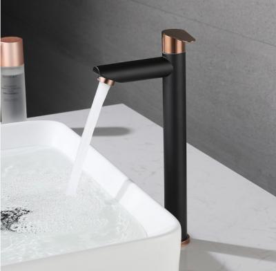 Cina Rubinetto freddo del bacino di acciaio inossidabile del rubinetto SUS304 di Matte Black Bathroom Vessel Sink in vendita