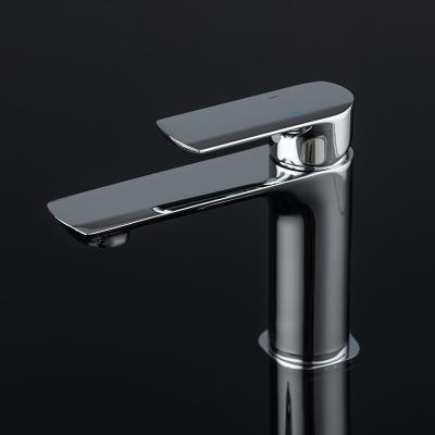 China Mixer van het het Handvatbassin van het messings de Moderne Enige Gat Enige in Chrome Matte Black Gold Grey Te koop