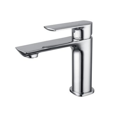 China Mixer van het het Handvatbassin van het messings de Moderne Enige Gat Enige in Chrome Matte Black Gold Grey Te koop