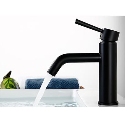 China Einzelner Loch-einzelner Griff-Becken-Mischer-heiße kaltes Wasser-Waschbecken-Hähne zu verkaufen