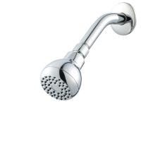China Wall Mount Fixed Shower Head with Shower Arm Flange ABS G 1/2 1.8 GPM for sale