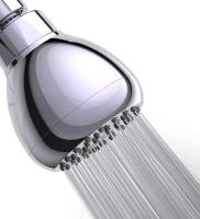 China Wall Mount Fixed Shower Head with Shower Arm Flange ABS G 1/2 1.8 GPM for sale