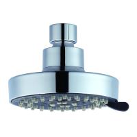 China 5 Spray ABS Single Rainfall Shower Head 4 Inch Chrome with G 1/2 Joint for sale