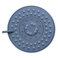 China 5 Spray ABS Single Rainfall Shower Head 4 Inch Chrome with G 1/2 Joint for sale