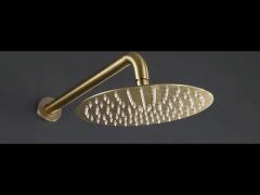 Matte Black Rain Shower Faucets con la doccia della mano combinata con lo spruzzo rotondo della maniglia 1 della testa di doccia 2
