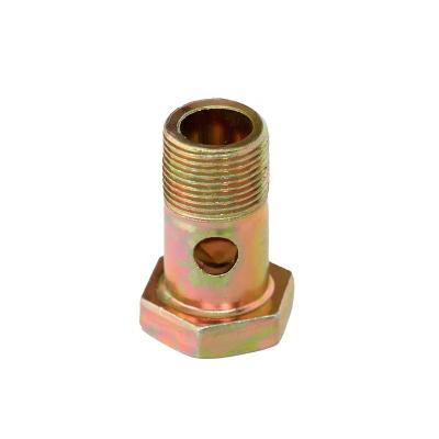 China Galvanized Hex Head Bolt With Hole Fasteners Customizable Size for Industrial Applications According to DIN Standard for sale