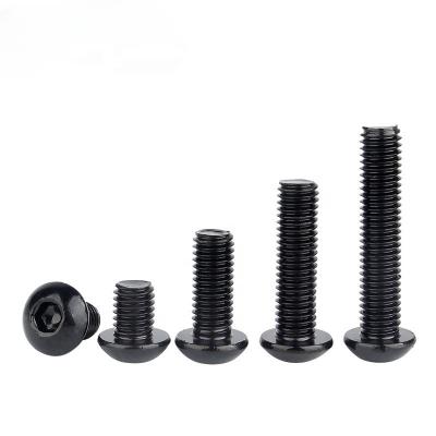 China ISO7380 10.9 Grade M8*8mm Black Oxide Alloy Steel Carbon Steel Hex Hexagon Button Head Socket Screws with Control for sale