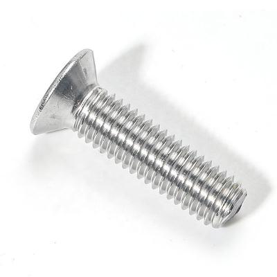 China Plain All Size DIN 965 Stainless Steel 304 316 Flat Head Cross Recessed Bolts Countersunk Head Machine Phillips Screw for sale