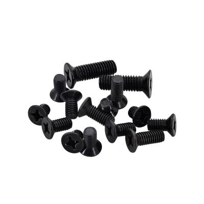 China Phillips Round Head Black Nylon Screws Fastener M3.5 Threads for Metric Measurement System Grade Class 4 Electronics for sale