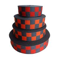 China Double Sided Recycled Polyester Webbing 30mm Jacquard Sofa Elastic Webbing for sale