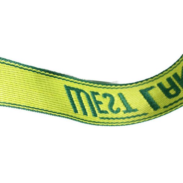 Quality Green Polyester Webbing Tape PP Ribbon On Nylon Webbing For Bags for sale