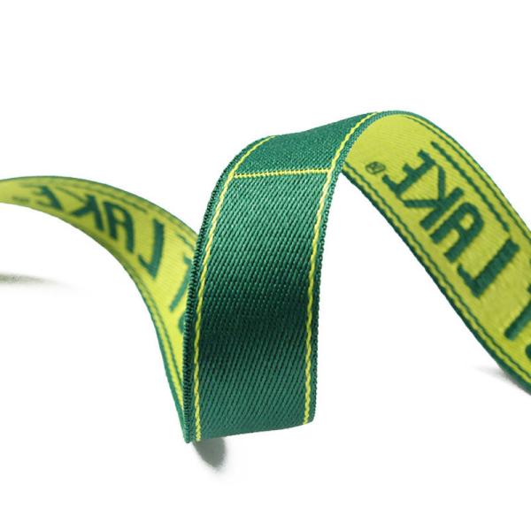 Quality Green Polyester Webbing Tape PP Ribbon On Nylon Webbing For Bags for sale