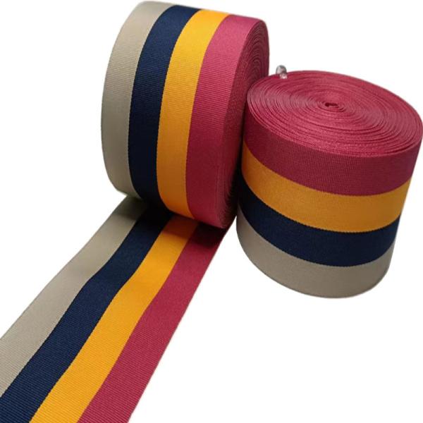 Quality Width 60mm Fish Line Poly Webbing Polyester Woven Webbing Strap for sale