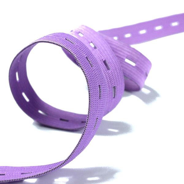 Quality Adjustable Buttonhole Elastic Webbing 20mm Elastic Strap With Button Holes for sale