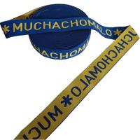 China Textile 38mm Polyester Webbing Rubber Polyester Elastic Band for sale