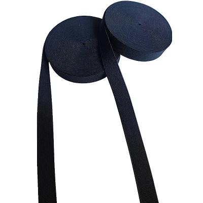 China Braided 1.8cm Polyester Elastic Webbing 18mm Fabric Elastic Band For Sewing for sale
