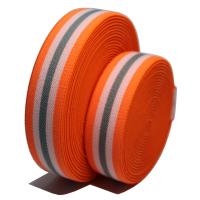 China Knitting Nylon Elastic Webbing Intercolor 20mm Woven Webbing Strap for sale
