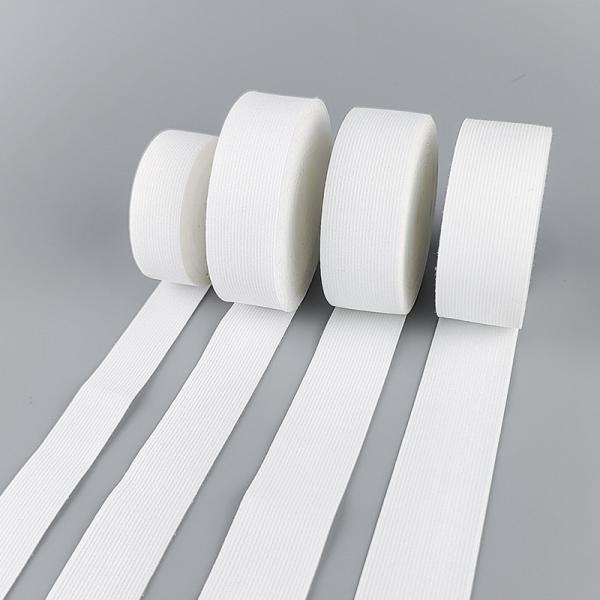 Quality White Knitted Elastic Band 2 Inch Knit Elastic Knitting Elastic Fabric for sale
