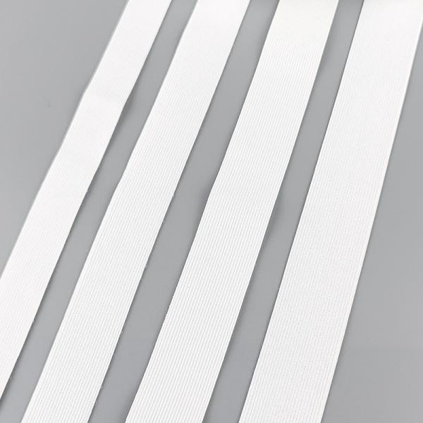 Quality White Knitted Elastic Band 2 Inch Knit Elastic Knitting Elastic Fabric for sale